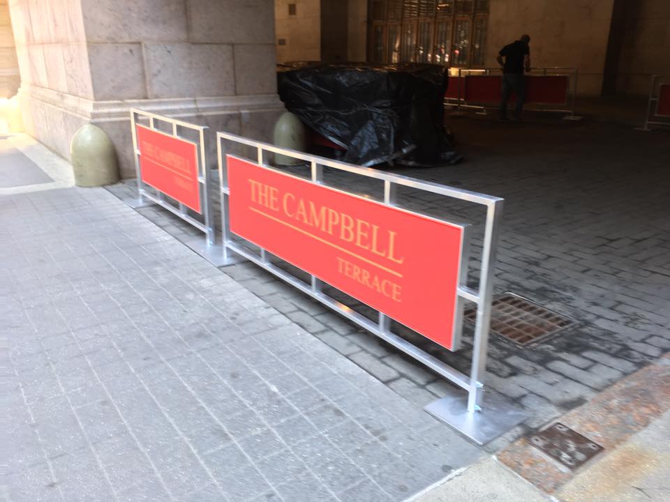 Sidewalk Partitions/ Barricades - Awnings New York | New York City ...